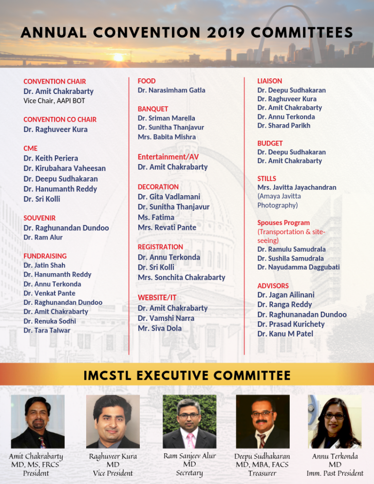 Event Committee – Indian Medical Council of St. Louis